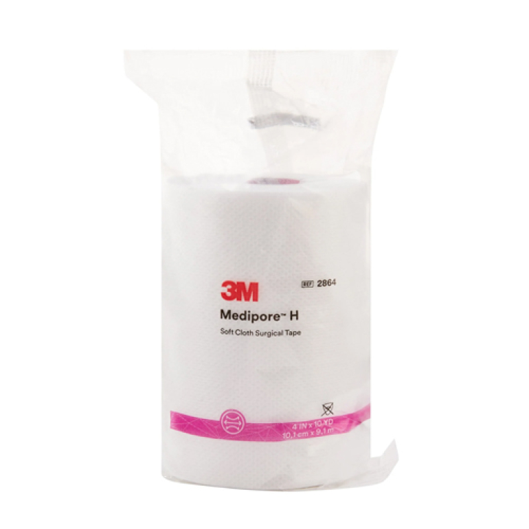 3M Tape Medipore Hypo 4" x 10 Yd Soft